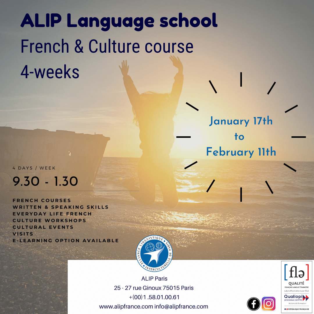 French and Culture course in Paris - ALIP - Language school - Paris